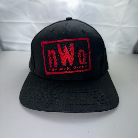 NWO | Accessories | Vintage 998 Nwo New World Order Wcw Snapback Hat ...